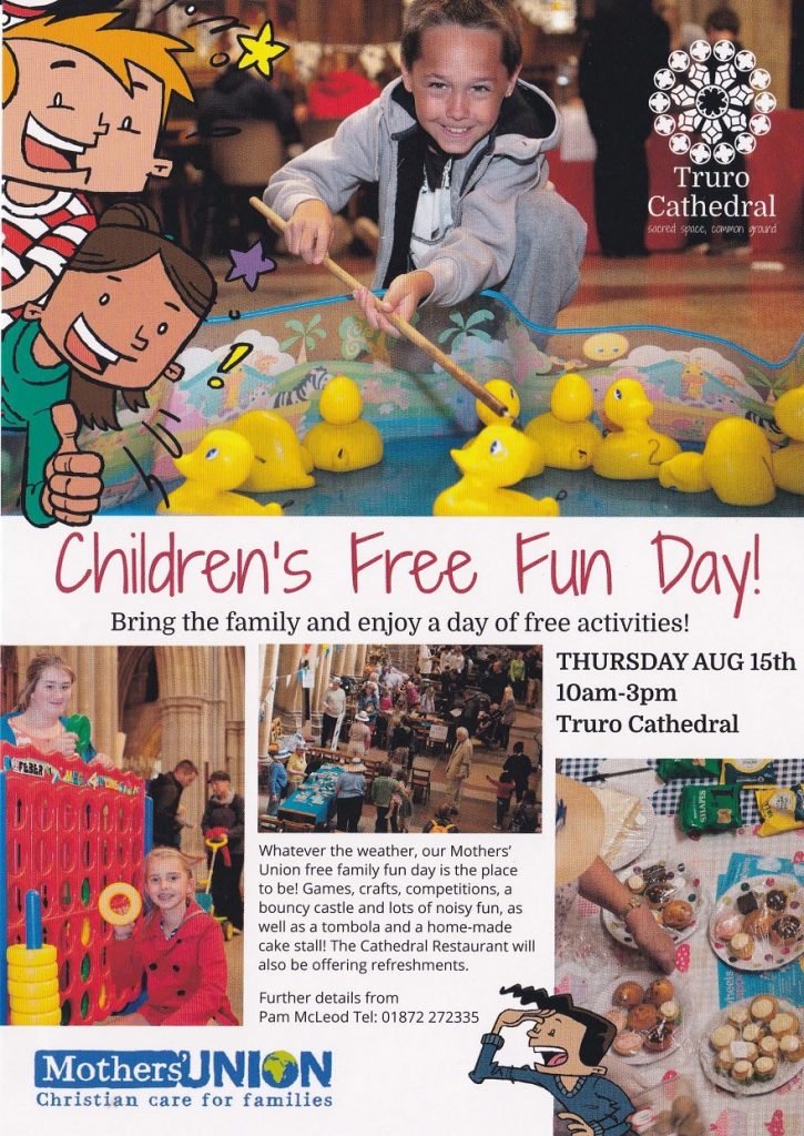 Children’s Free Fun Day : 15 Aug, Truro – Churches Together in Cornwall ...