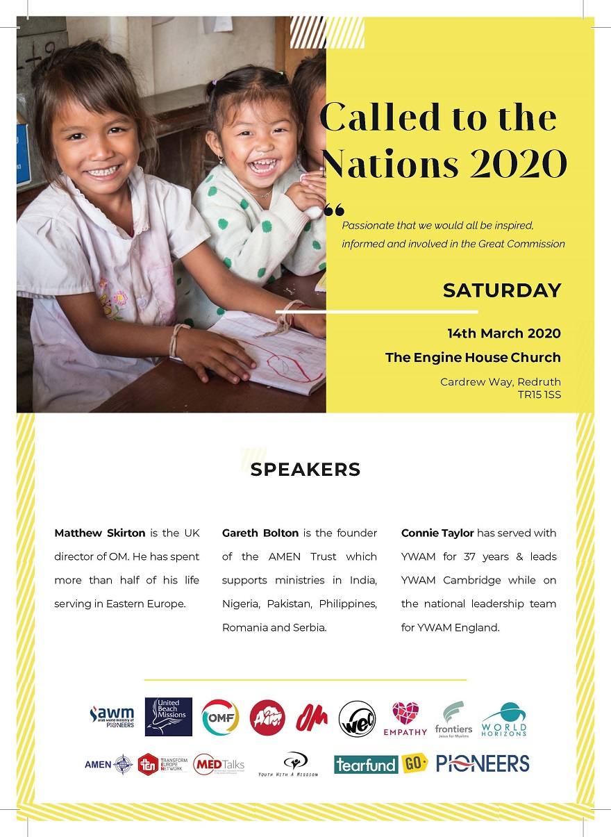 Called to the Nations : 14 Mar, Redruth – Churches Together in Cornwall