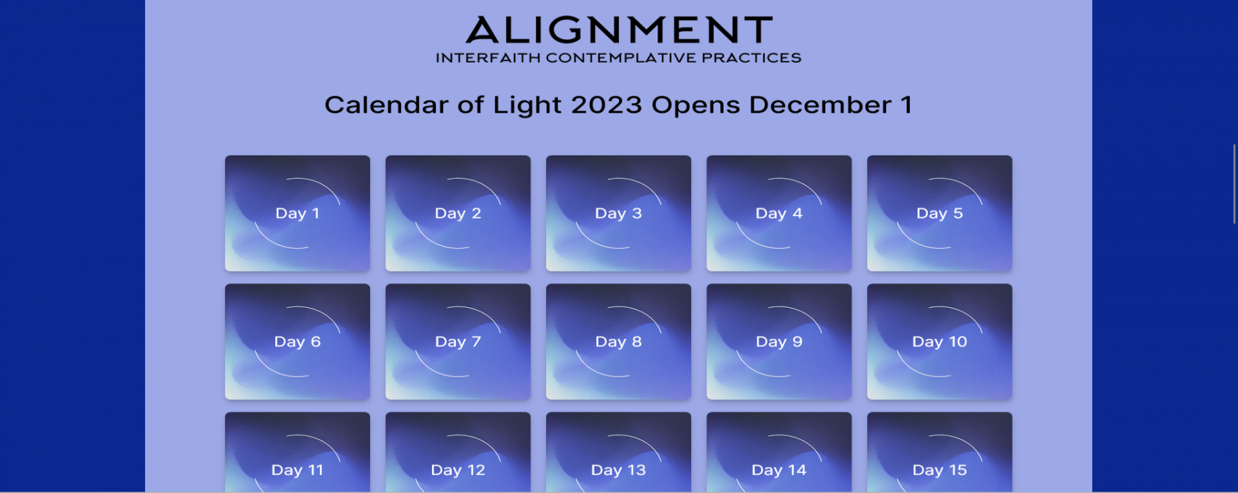 Calendar of Light 2023 – Churches Together in Cornwall