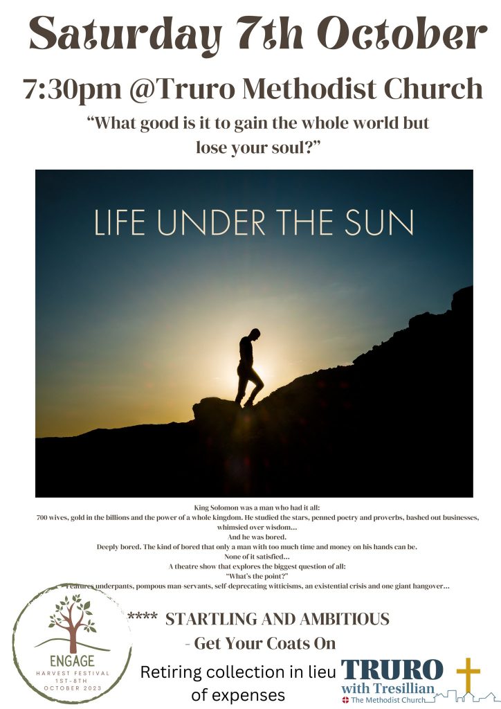 Life under the Sun : 7 Oct, Truro – Churches Together in Cornwall