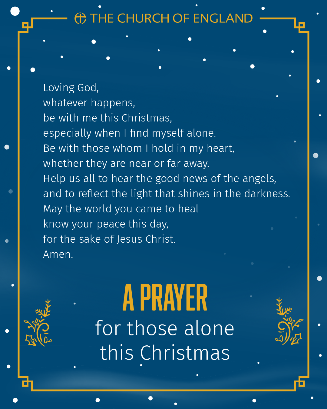 Pause for Prayer : Dec 2022 – Churches Together in Cornwall