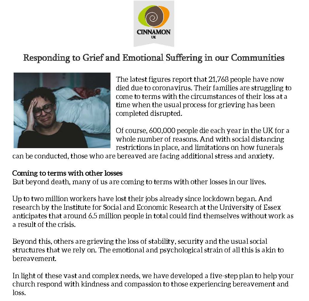 Responding to Grief and Emotional Suffering in our Communities ...