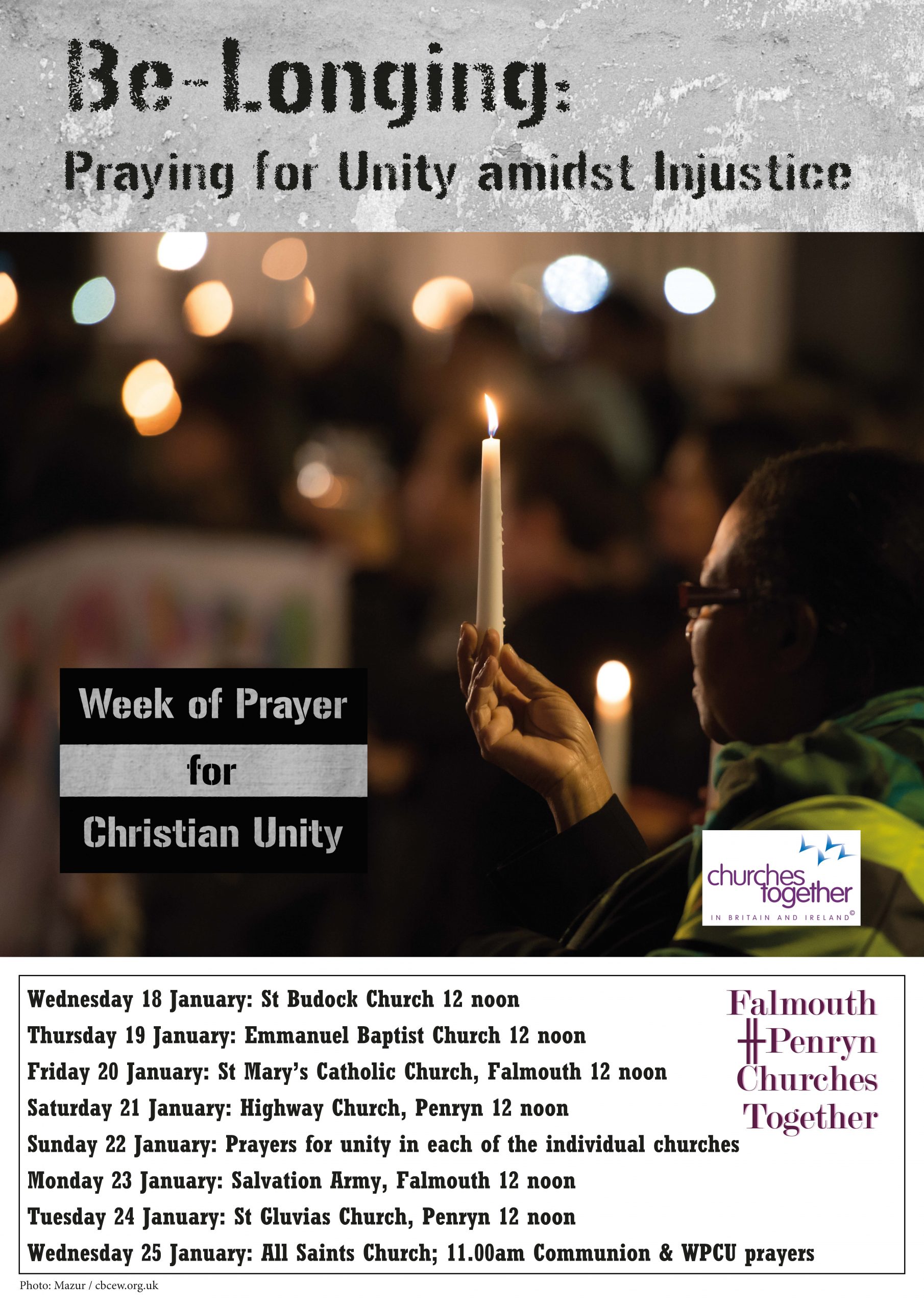 Week of Prayer for Christian Unity : 18-25 Jan, Falmouth & Penryn ...
