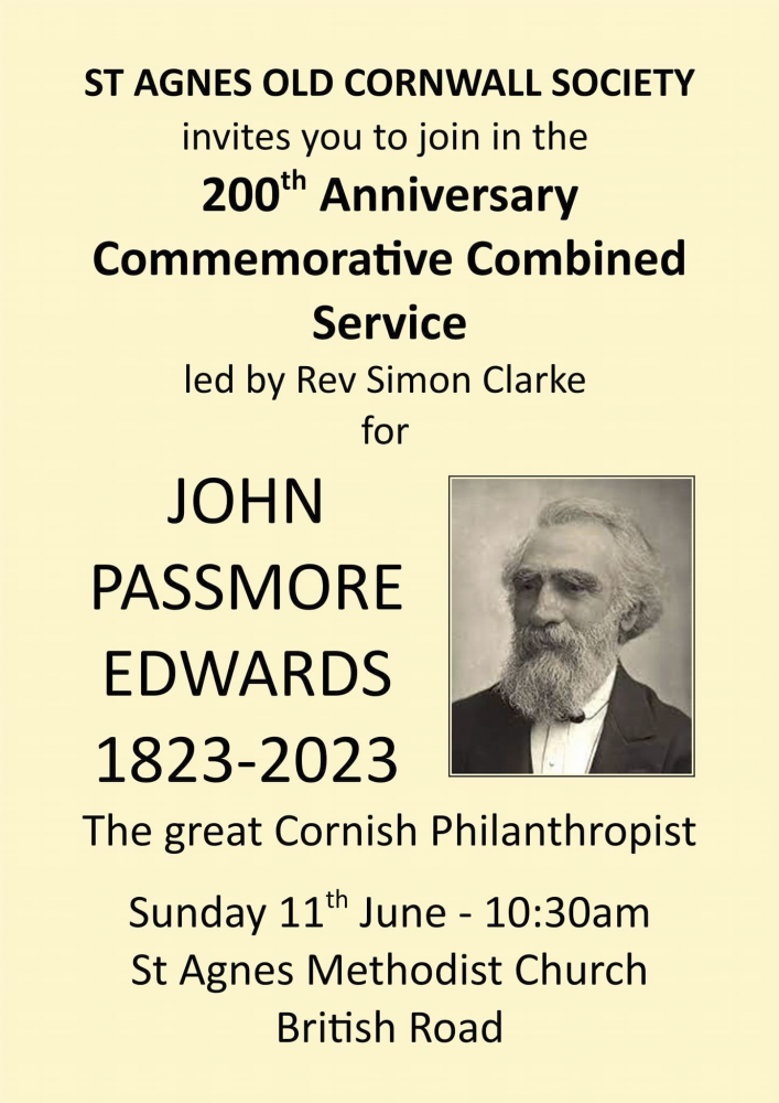 200th Anniversary Commemorative Combined Service for John Passmore ...