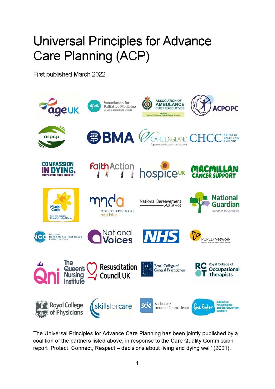 Universal Principles for Advance Care Planning (ACP) – Churches ...